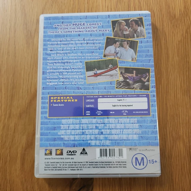 SHALLOW HAL DVD 2001 Jack Black Gwyneth Paltrow $9.99 - PicClick AU