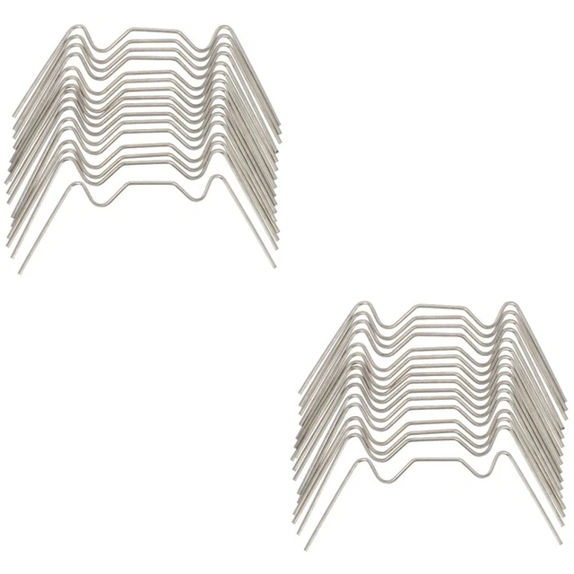 2 COUNT GREENHOUSE Film Fixing Clip Stainless Steel Clamps Clips £14.15 ...