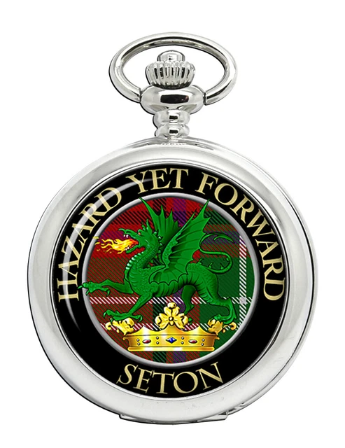 SETON RELOJ DE Bolsillo Clan Escocés EUR 44,98 - PicClick FR