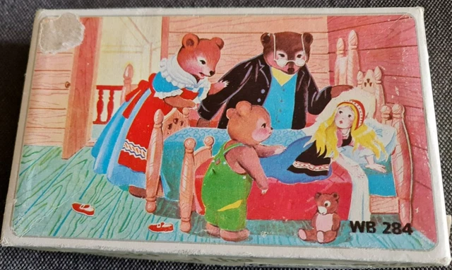 CHINESE GOLDILOCKS AND the Three Bears Rare Picture Puzzle Cubes Six ...