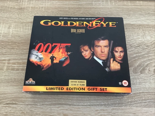 GOLDENEYE JAMES BOND - VHS Video UK PAL Widescreen Limited Edition Box ...