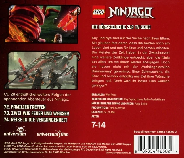 LEGO NINJAGO-MASTERS OF Spinjitzu Lego Ninjago (CD 28) (CD) EUR 12,23 ...