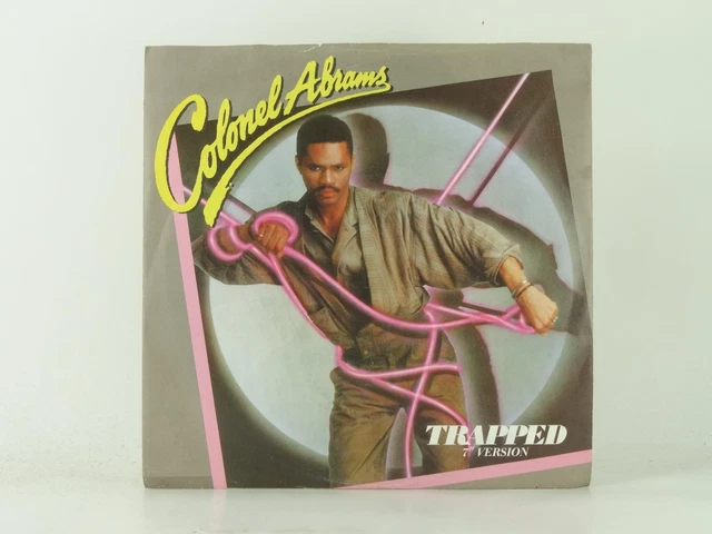 COLONEL ABRAMS TRAPPED (48) 2 pistes 7 pouces manche photo unique MCA ...