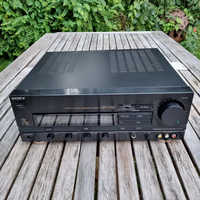 SONY LBT-V702 / TA-V702 Vintage Stereo Amplifier Black Japan £59.99 - PicClick UK