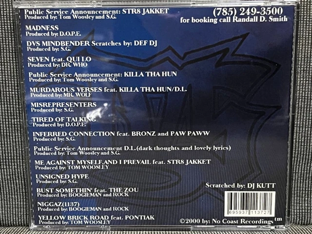 DVS MINDZ MILLION Dolla Broke Niggaz CD 2000 État : Hip-Hop endommagé ...