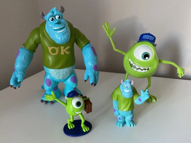DISNEY PIXAR MONSTERS Inc Mike And Sully Figures X4, Collectable Kids ...