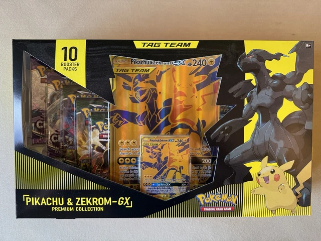 POKEMON TAG TEAM Pikachu & Zekrom GX Premium Collection | Englisch | NEU OVP EUR 100,00 ...