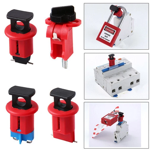 PINOUT MINIATURE AIR Switch Lockout Safety Circuit Breaker Lock ...