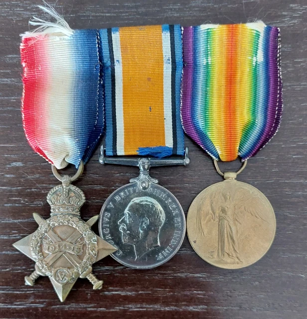 WW1 MEDAL TRIO 1914-15 Star British War And Victory Spr P Wagstaff RE £65.00 - PicClick UK