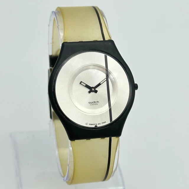 VINTAGE 1996 SWATCH Skin Classic ""Pure Line"" Ultrasottile SFB101 ...