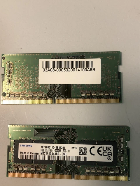 OEM HP 17-BY So-Dimm Samsung 8GB 1Rx16 Memory PC4-3200 M471A1G44AB0-CWE $20.67 - PicClick CA