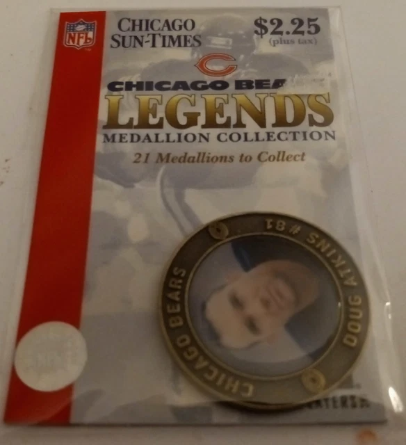 2004 PIÈCE DE Collection Médaillon Doug Atkins Chicago Bears Chicago ...