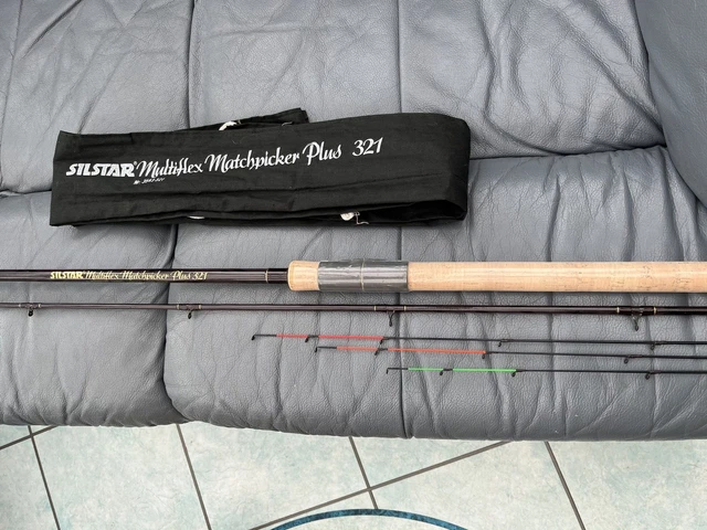VINTAGE SILSTAR 'MULTIFLEX MATCHPICKER PLUS' - 10.5ft Feeder Rod ...