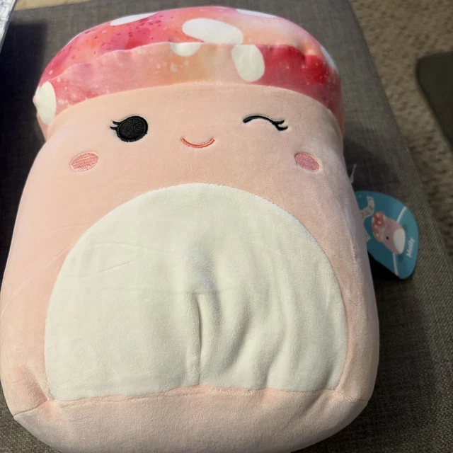 SQUISHMALLOWS MOLLY THE Pink Mushroom Molly Pink 10 inch BNWT £11.87 ...