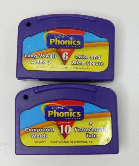 LEAP FROG LEAPPAD Phonics Long Vowels & Compound Words Cartridge Only ...
