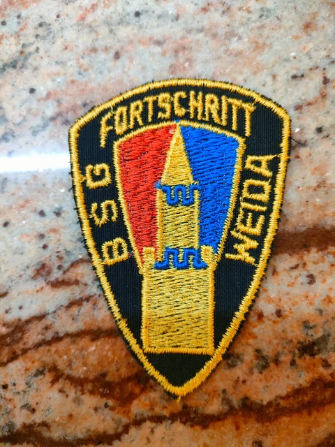 AUFNÄHER/PATCH, BSG FORTSCHRITT Weida, DDR-Liga Staffel E, Thüringen ...