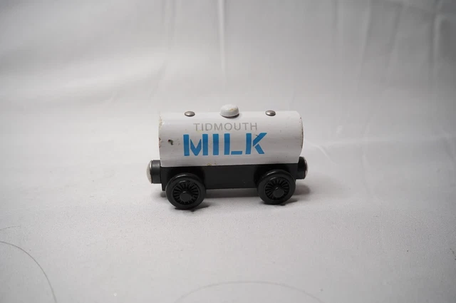 THOMAS THE TANK Engine And Friends Wooden Tidmouth Milk Train Tanker ...