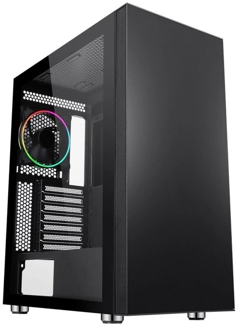 BLACK RGB GAMING PC AMD Ryzen 5 5600G 16GB RAM VEGA HD 1TB SSD Win 11 ...