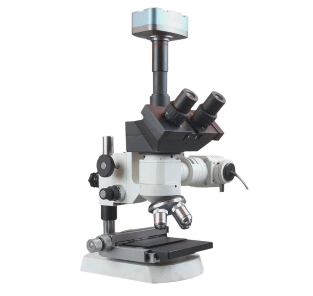 2000X TRINOCULAR TOP Light Microscope w XY Stage 3Mp Camera Measuring ...
