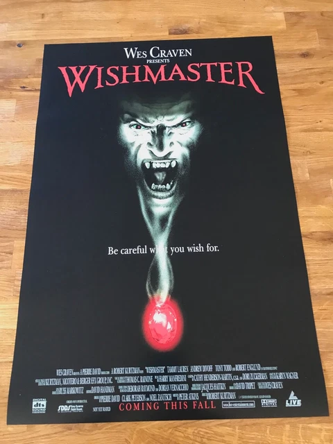 MOVIE POSTER WISHMASTER 430mm x 640mm EUR 4,66 - PicClick IT