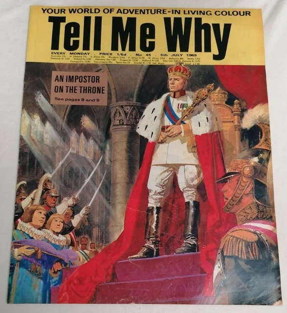 MAGAZINE - TELL Me Why Magazine No #45 5th July 1969 An Imposter On The ...
