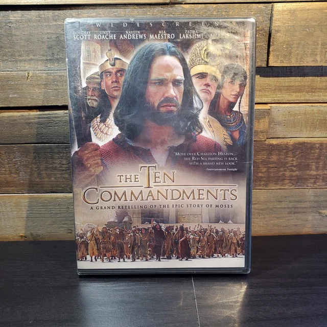 THE TEN COMMANDMENTS DVD Widescreen Bible Moses Dougray Complete ...