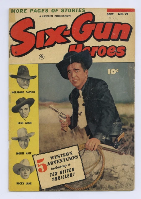 SIX-GUN HEROES #22 GD 2.0 1953 qualité inférieure EUR 7,88 - PicClick FR
