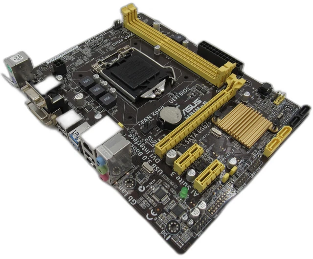 ASUS H81M-E MOTHERBOARD, LGA 1150 m-ATX Desktop Motherboard without IO ...