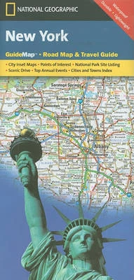 NEW YORK MAP: State Guide Maps (National Geographic Guide Map) by ...