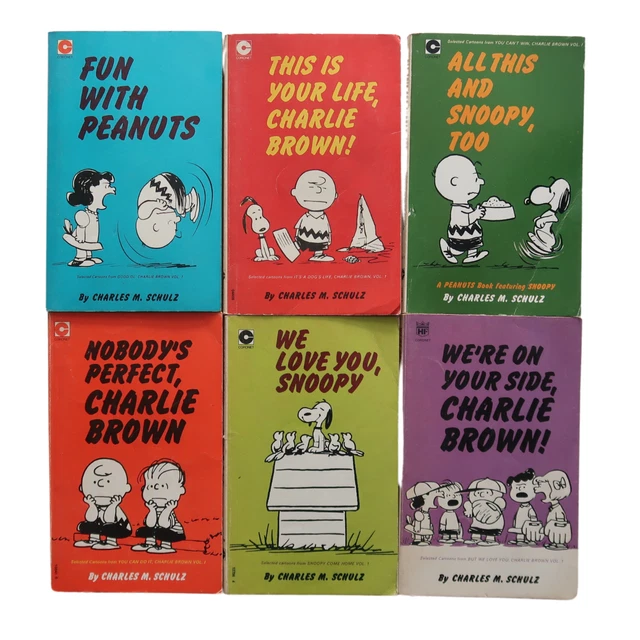 RARE CORONET Peanuts Snoopy Charlie Brown Books - 3 BOOKS FOR £10 EUR ...