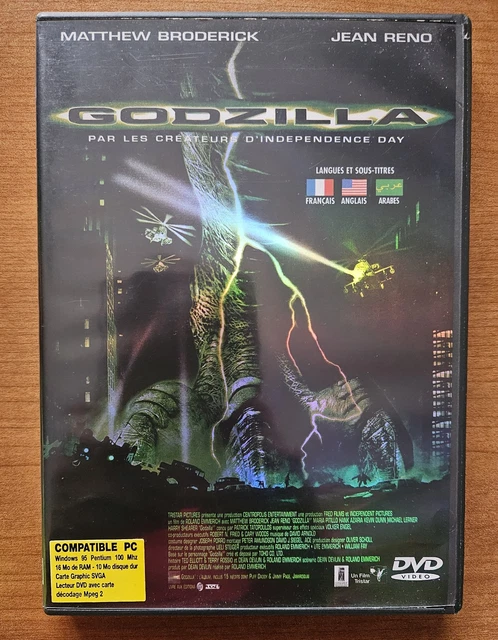 DVD GODZILLA (MATTHEW Broderick, Jean Reno) EUR 1,50 - PicClick FR