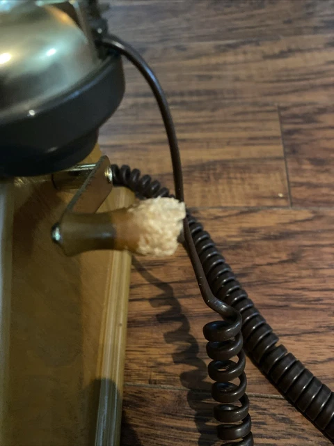 VINTAGE THOMAS LIMITED Edition Desk Telephone Oak Table-top Push Button ...