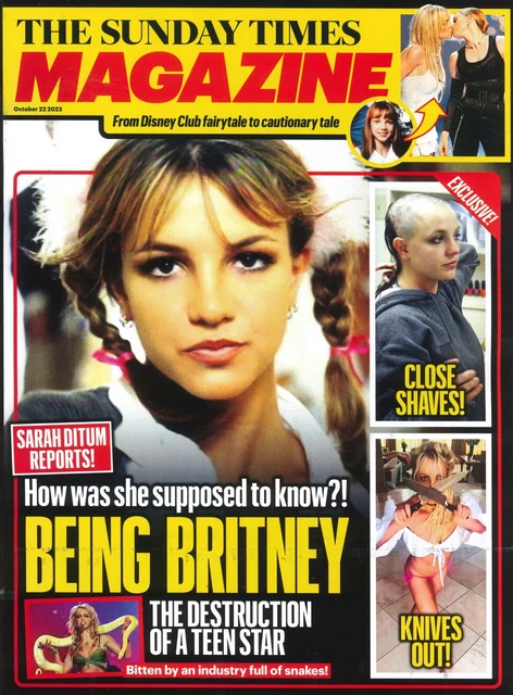 SUNDAY TIMES REVUE: Britney Spears, John Lydon ,Richard Hammond,22.10.23 EUR 9,52 - PicClick FR