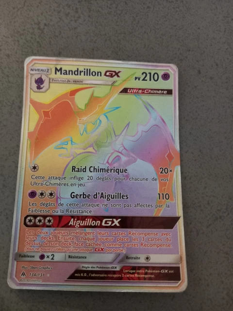 CARTE POKÉMON MANDRILLON gx pv 210 EUR 50,00 - PicClick FR