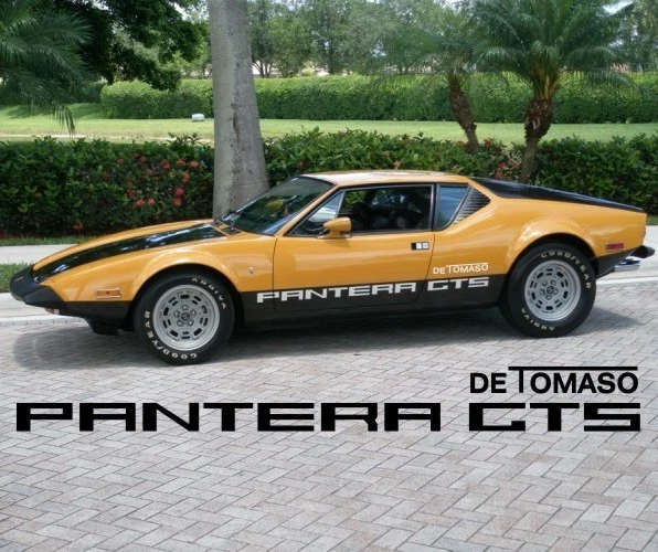 DETOMASO PANTERA GTS Body Side Decals Replacement Graphics Stickers #1 ...