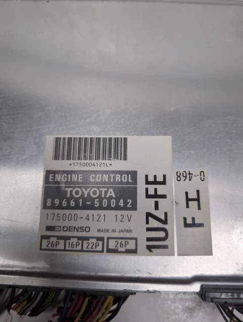 91-93 LEXUS LS400 OEM Engine Control Module/ECM 1UZ-FE Part#89661-50042 ...