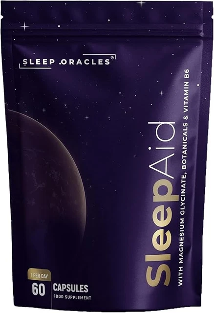 SLEEP AID MAGNESIUM Glycinate Capsules £13.83 - PicClick UK