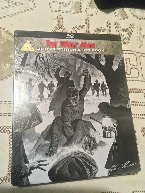 THE WOLF MAN Limited Edition Blu-ray Steelbook OOP Alex Ross Collection ...