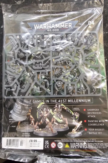 WARHAMMER 40K IMPERIUM magazine 4 Skorpekh Destroyers. £25.00 - PicClick UK