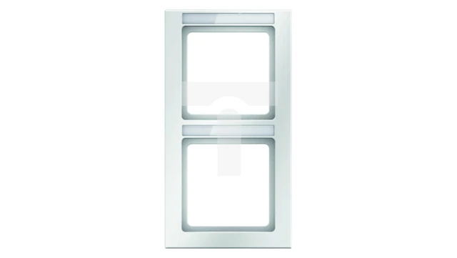 DOUBLE VERTICAL FRAME with mechanism description field, snow-white ...