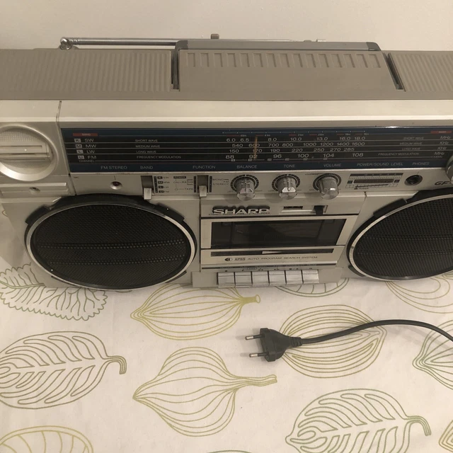 +K7 WORKING SHARP Gf5757 Ghetto Blaster Boombox Jvc 80´s Rap Cassette No Gf777+ EUR 189,99 ...