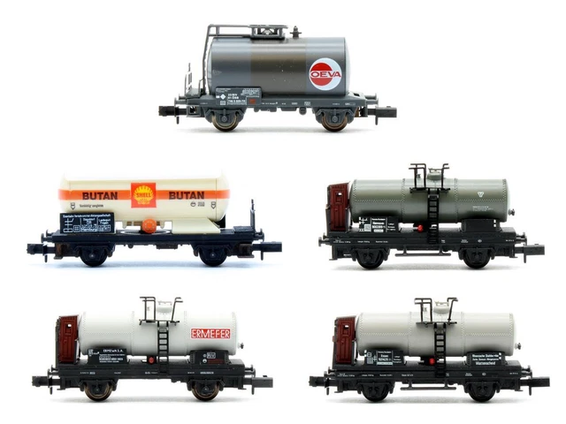 ARNOLD 'N' GAUGE Rake Of 5 Assorted Tank Wagons £44.50 - PicClick UK