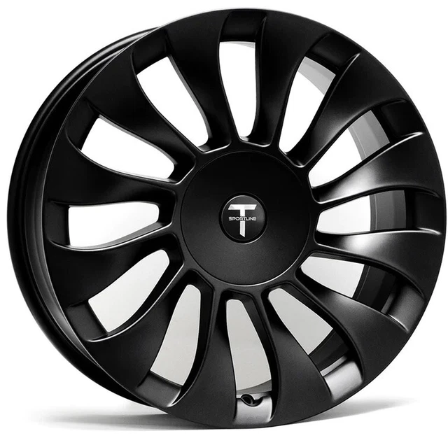 20& INCH RIMS Fit Tesla Model Y Model 3 Satin Black 2022 Wheels EUR 1. ...