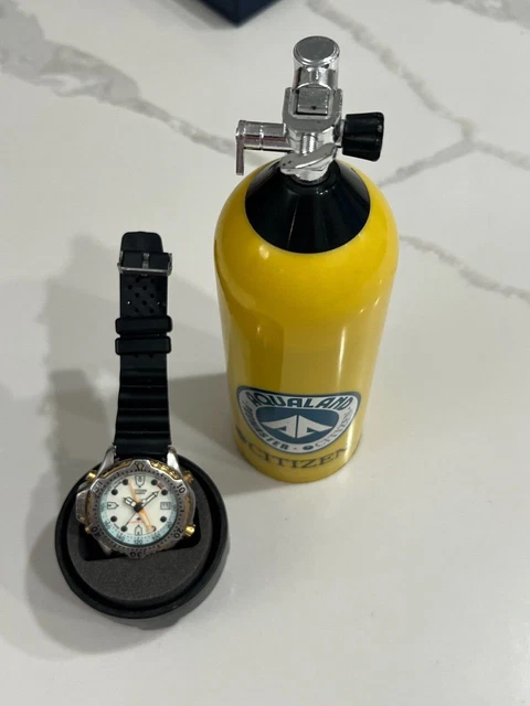 CITIZEN PROMASTER AQUALAND Diver Orologio da uomo con serbatoio giallo ...