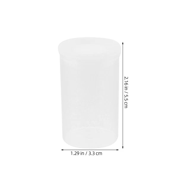 30 PCS PLASTIC Jars with Lids Photography Film Storage Empty Canisters ...