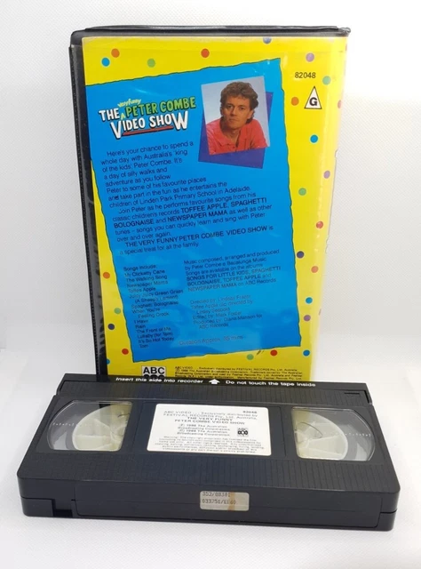 THE VERY FUNNY Peter Combe Video Show VHS ABC Australian Kids Clamshell ...
