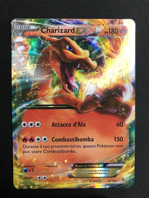 POKEMON CHARIZARD EX 12/106 Fuoco Infernale Ultra Rara Holo ITA Carte Nintendo EUR 22,99 ...