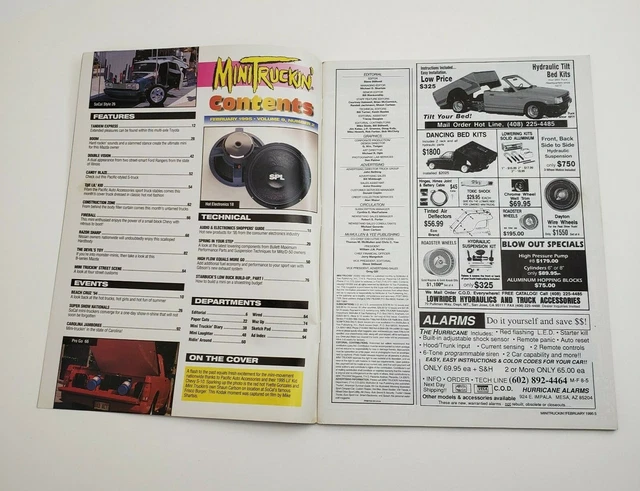 MINI TRUCKIN' MAGAZINE February 1995 Volume 9 Number 2 Minitruckin ...
