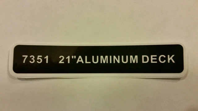 REPRODUCTION LAWN-BOY MOWER 1980s Model 7351 21" Inch Replacement Deck ...