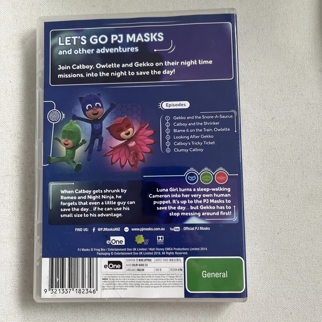 Pj Masks Lets Go Pj Masks Dvd Region 4 Eur 864 Picclick Fr